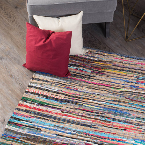 Multi Color Rag Rug 4X6 Ft – Welcome Home Unbeatable Deals